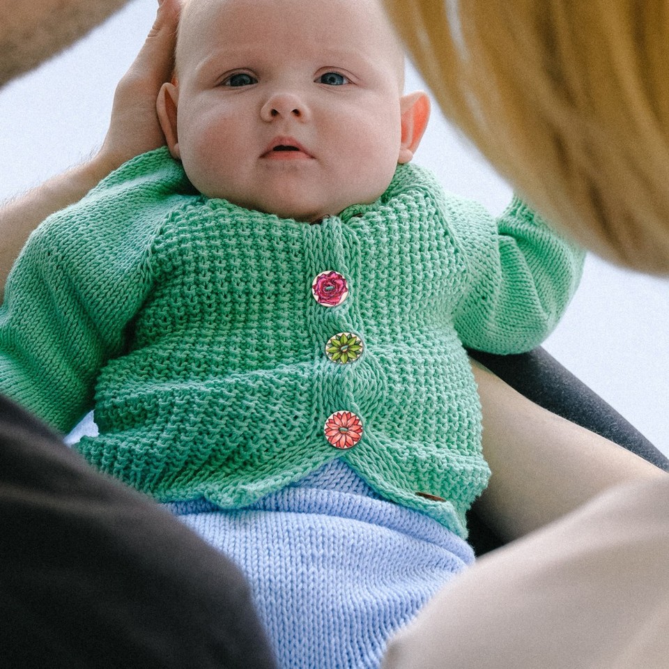 Creative Flower Buttons Sewing Buttons Round Wood Fasteners Sewing ...