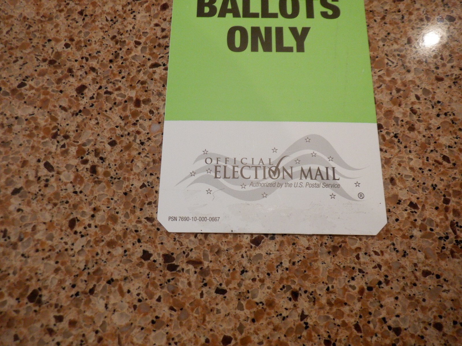 Rare July 2007 PS TAG 191 USPS Ballots Only Official Electing Mail ...