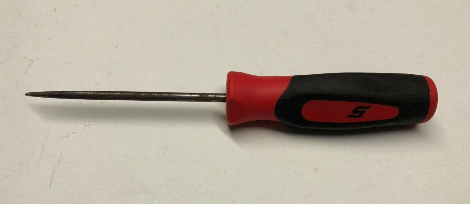 Snap-On Tools Mini Scratch Awl Pick Red Soft Handle 5 1/2" SG3ASAB USA ...