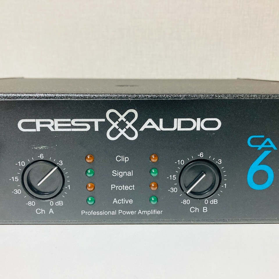 Crest Audio CA6 Tested Power Amplifier Used | eBay