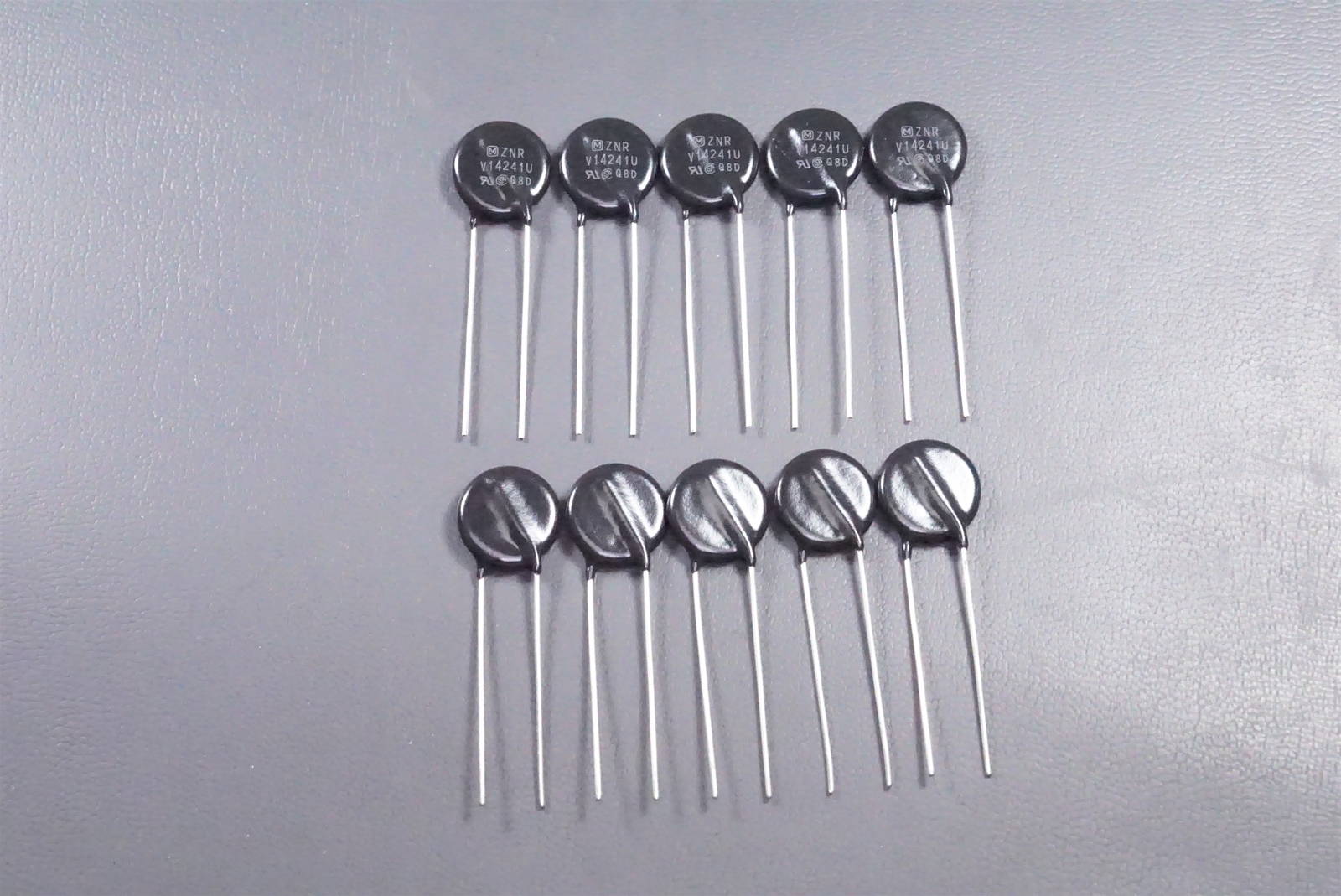 Lot of 10 ERZ-V14D241 Panasonic Varistor Surge Absorber 240V 6kA 700pF ...