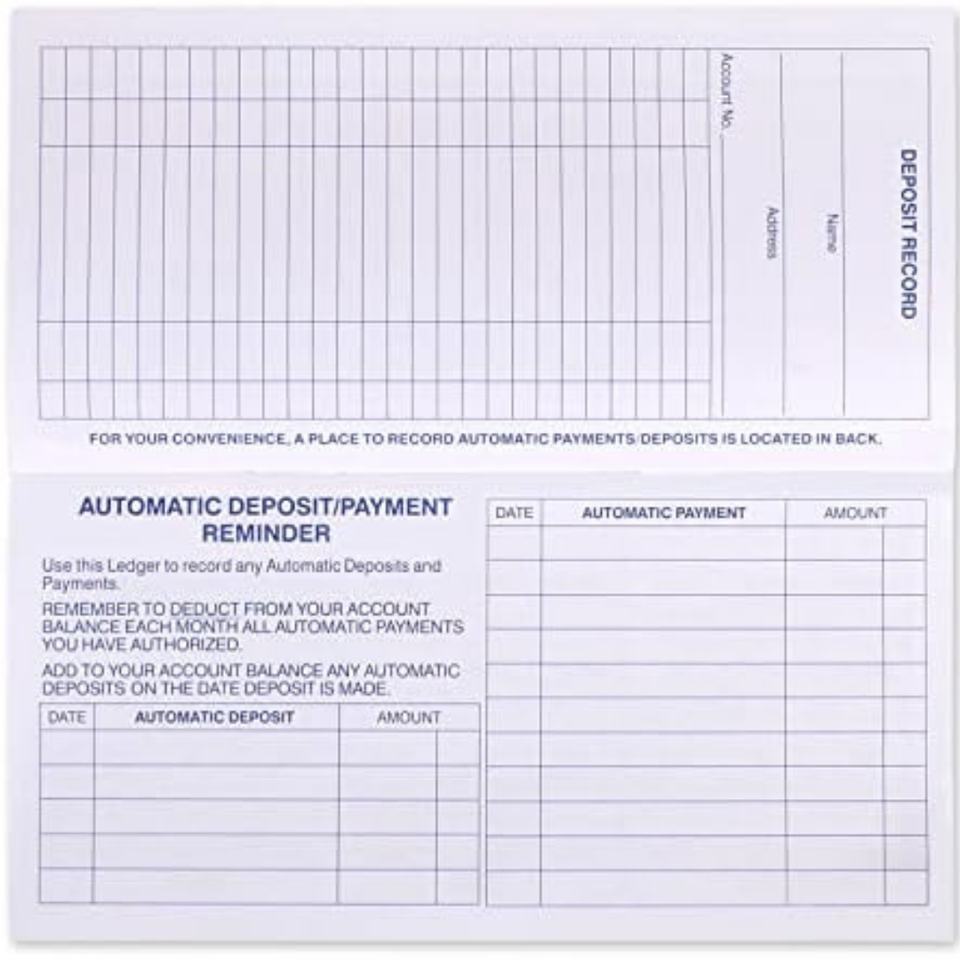 24 PCS Check Registers for Personal Checkbook, Easy to Read Checkbook ...