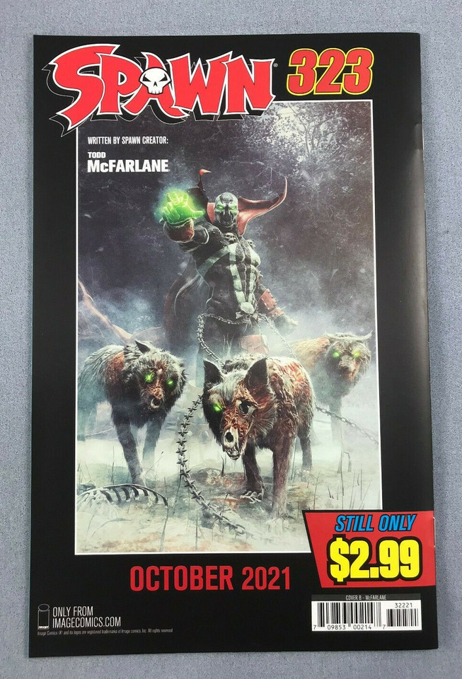 Spawn #322 Image Comic Cover B 1st Print 2021 Todd McFarlane | eBay