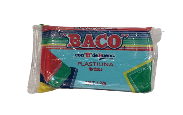 Baco Plastilina Reusable and Non-Drying Modeling Clay bars 180g (6.34oz ...