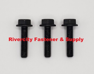 (10) M6-1.0x25 Flange Bolts Grade 8.8 M6x25 DIN 6921 6mm x 25mm Screw ...