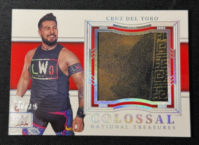 Cruz Del Toro 2024 National Treasures WWE Colossal Materials Patch /25 ...