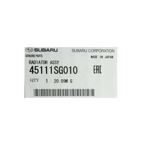 OEM NEW 2014-2018 Subaru Forester 2.0L Radiator Assembly 45111SG010 | eBay