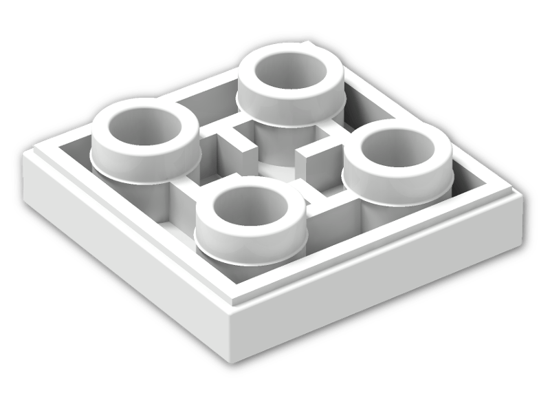 LEGO TILE MODIFIED 2X2 INVERTED (4 PCS) CHOOSE YOUR COLOR 11203!! | eBay