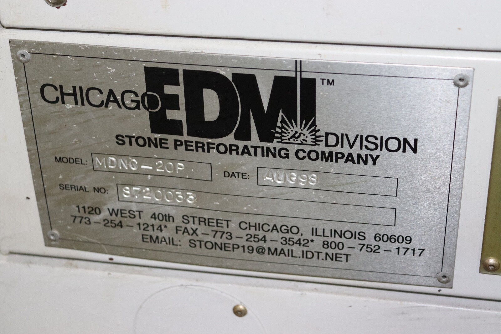 CASTEK EDM MACHINE MDNC-20P | eBay