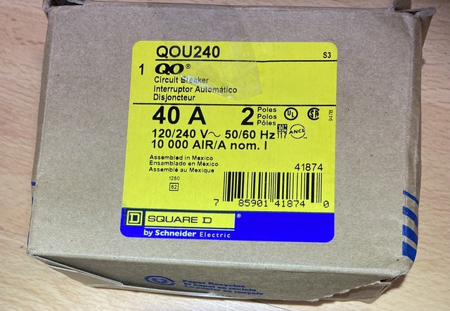 Square D QOU240 Industrial Control System for sale online | eBay