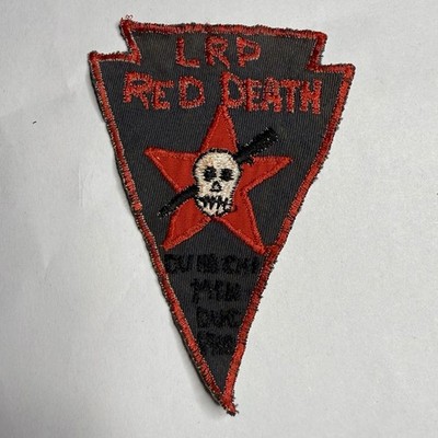 Vietnam War LRRP Long Rang Recon Patch Original Theatre Made Red Death ...