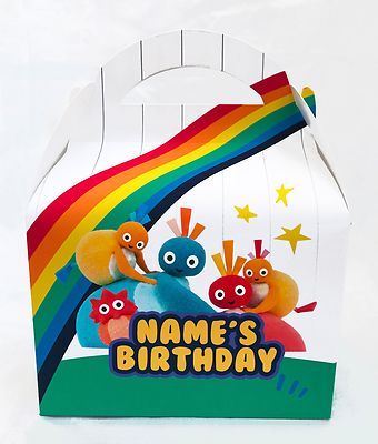 Twirlywoos Personalised Children Party Boxes Gift Favour | eBay