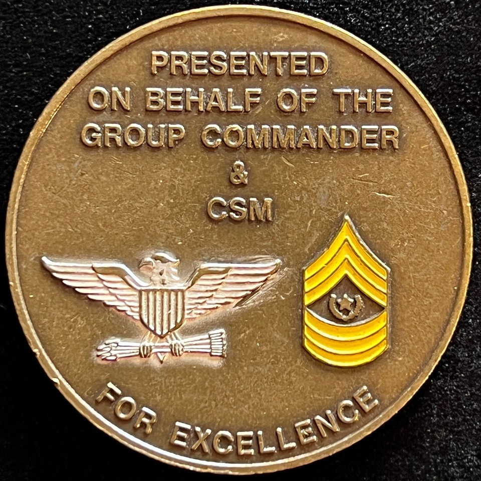 7th Corps Support Group Commander & CSM Challenge Coin | eBay