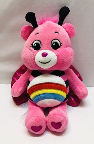 Care Bear Lady Bug Cheer Bear Bean Stuffed Animal Plush Doll 9" Special ...