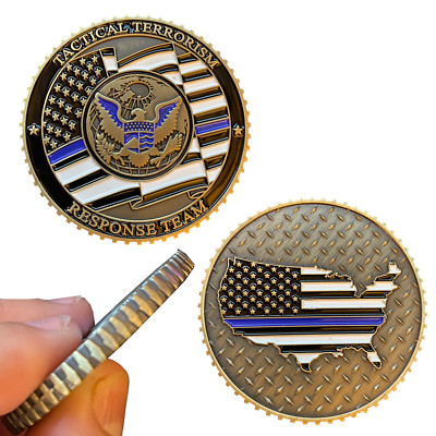 CC-005 Tactical Terrorism Response Team TTRT Challenge Coin CBP ICE HSI ...