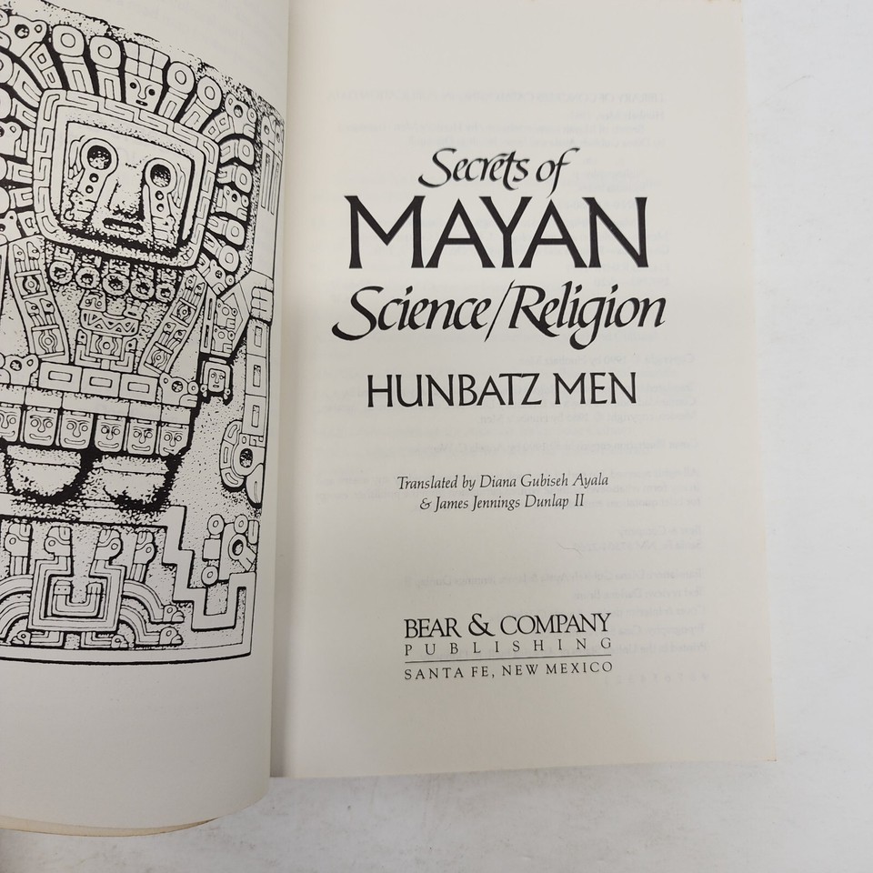Secrets of Mayan Science/Religion By Hunbatz Men 1990 paperback | eBay