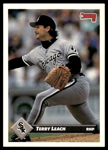 1993 Donruss Baseball Card Terry Leach Chicago White Sox #720 | eBay