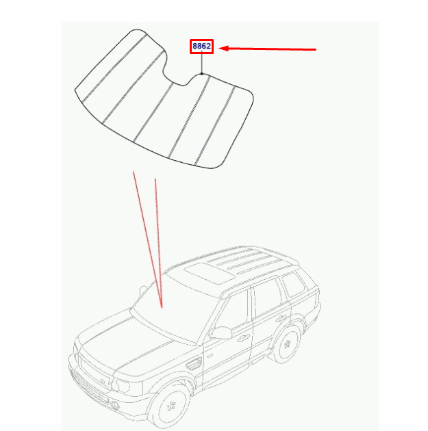 Genuine Range Rover Sport L494 Sun Shade VPLWS0231 for sale online | eBay