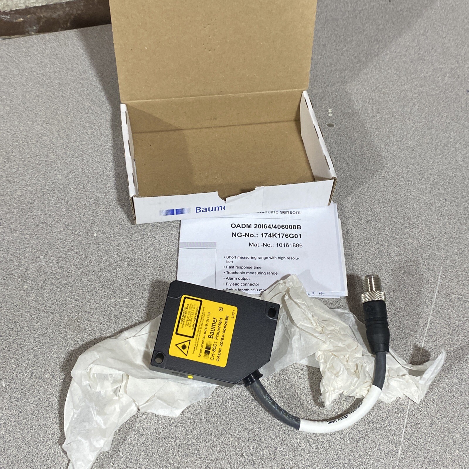 Baumer Electric Proximity Sensor Ch-8501 Q108 for sale online | eBay