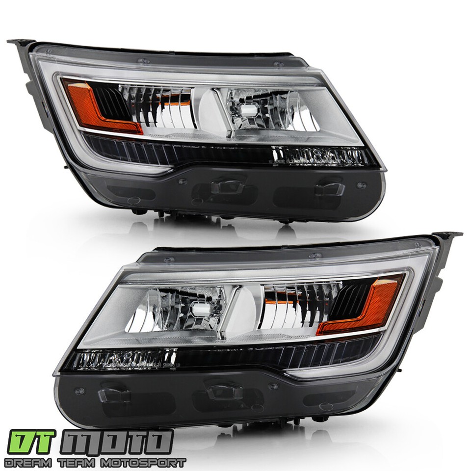 2016-2019 Ford Explorer Sport|Limited|XLT|Platinum Chrome LED DRL ...