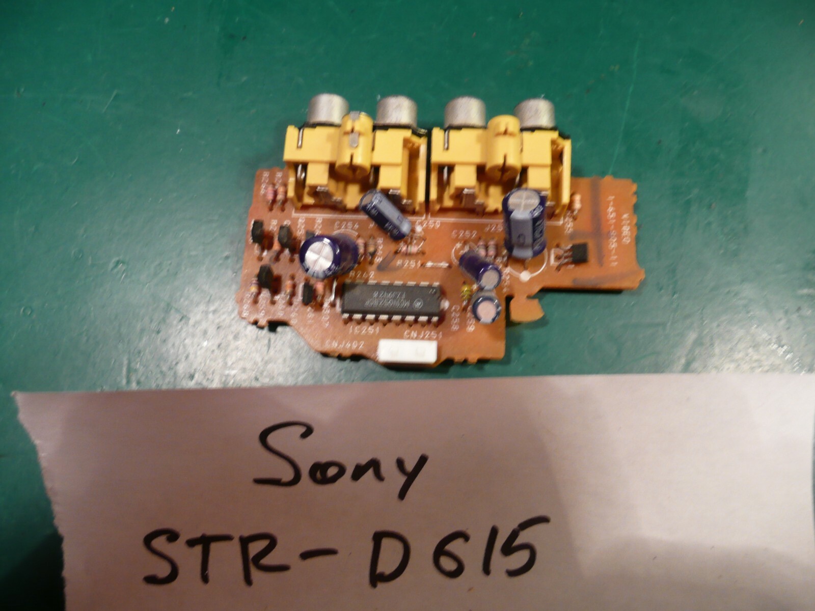 Sony STR-D615 Receiver Replacement Parts Circuit Board Part # 1-651-805 ...