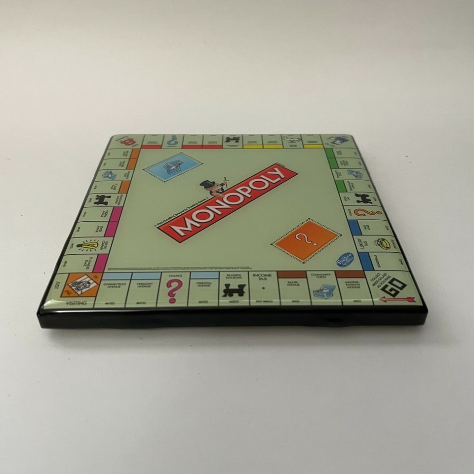 MONOPOLY BOARD Custom Ceramic Tile COASTER Barware Cork Games | eBay