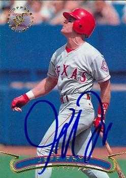Jeff Frye autographed Baseball Card (Texas Rangers) 1996 Topps Stadium ...