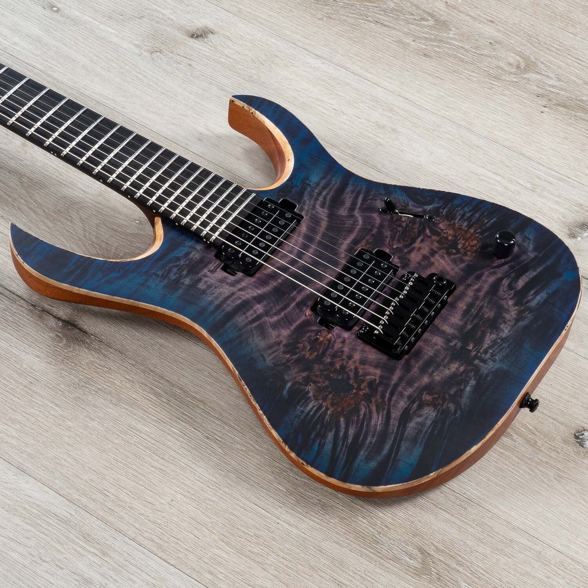Mayones Guitars Mayones Duvell Elite V24 7 7 String Guitar, Ebony