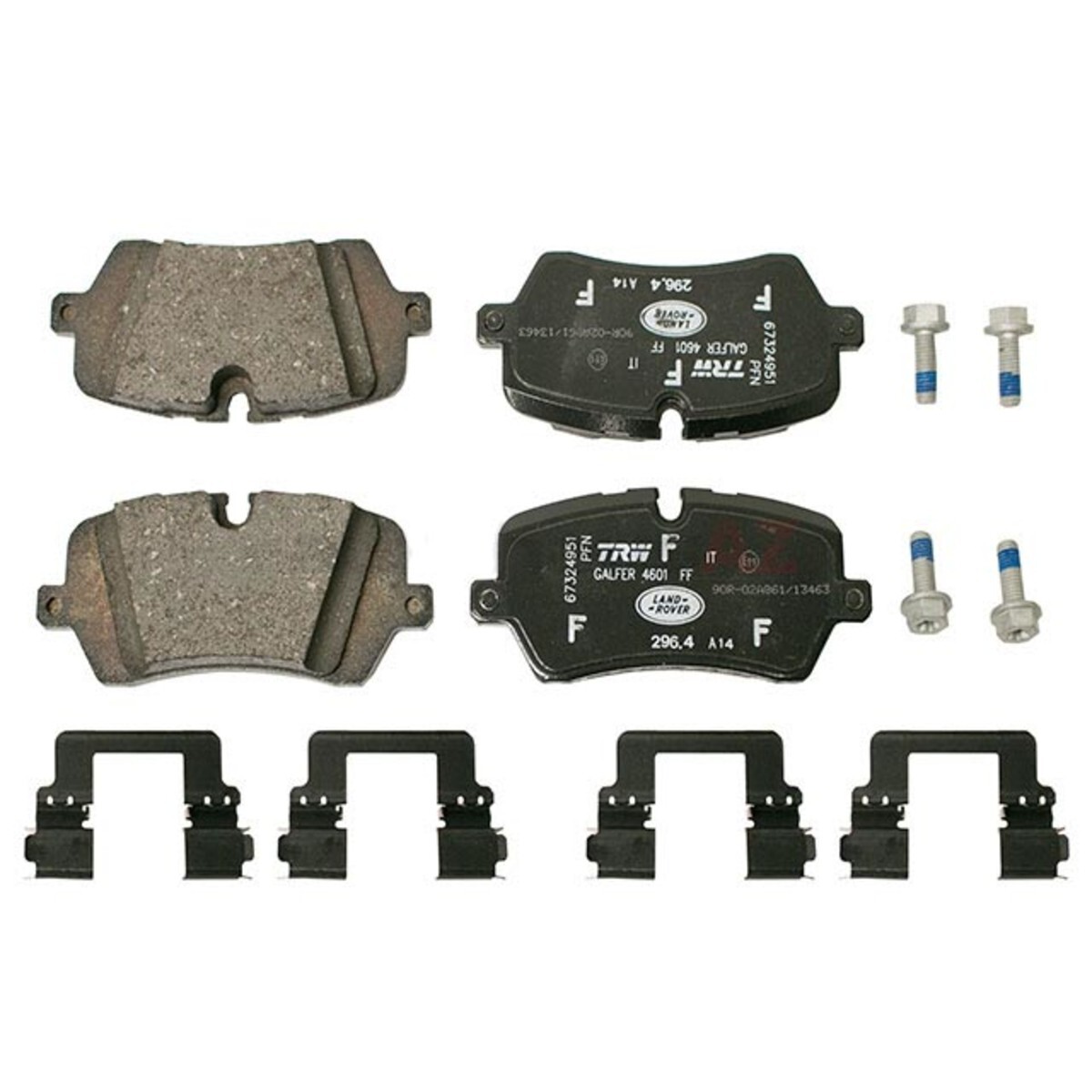 LR147981 GenuineXL 2-Wheel Set Brake Pad Sets Rear for Range Rover Land ...