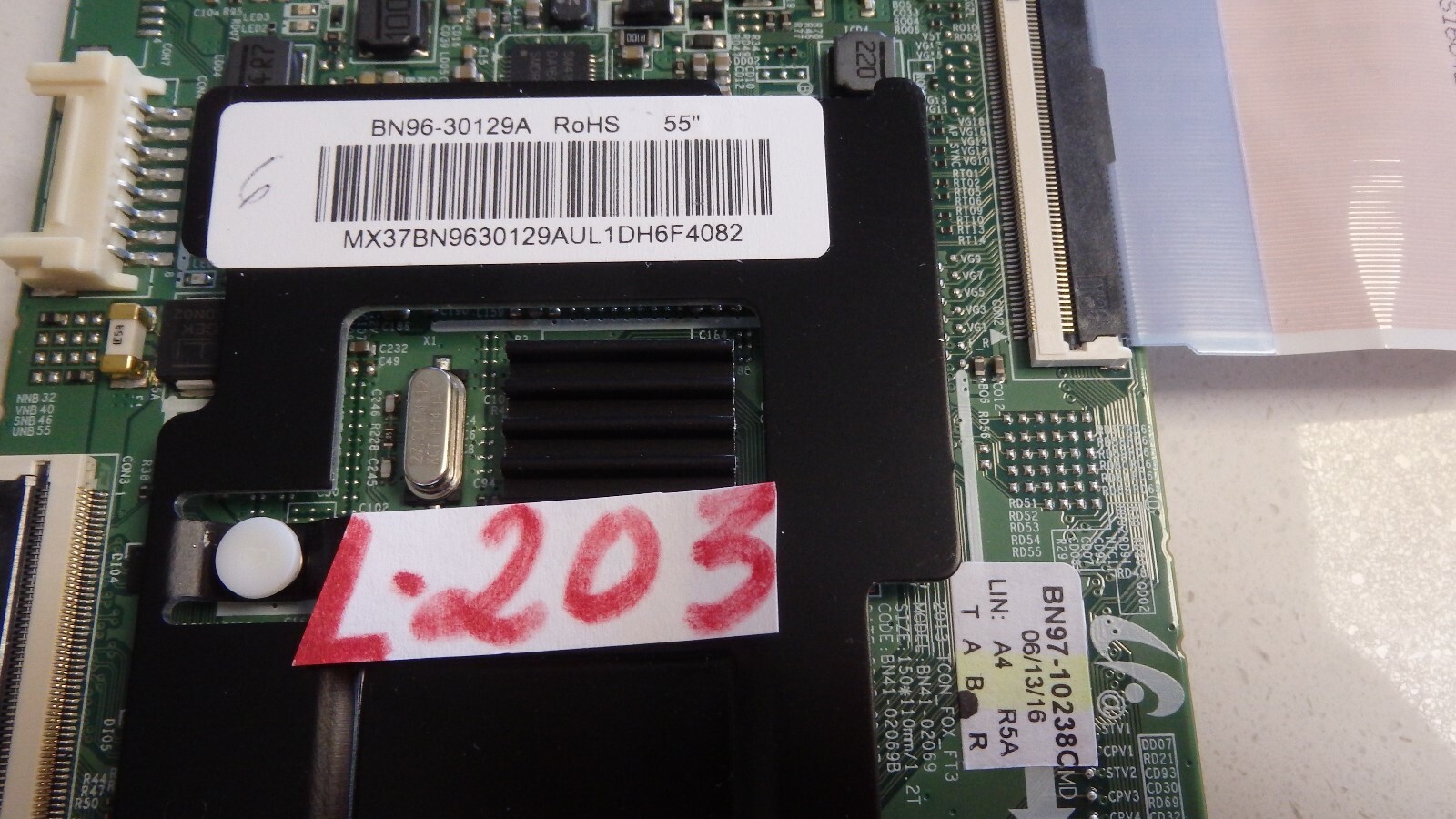 Samsung UN 55J6200AF- T. Con - BN96-30129A -BN97-10238C - BN41- 020 6 9 ...