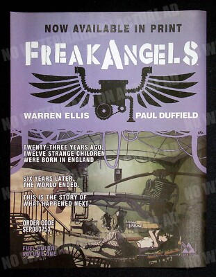 Freakangels Avatar Comics 2008 Trade Print Magazine Ad Poster ADVERT | eBay