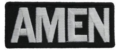 AMEN Religious Church Christian Embroidered Patch IV3342 F1D1C | eBay