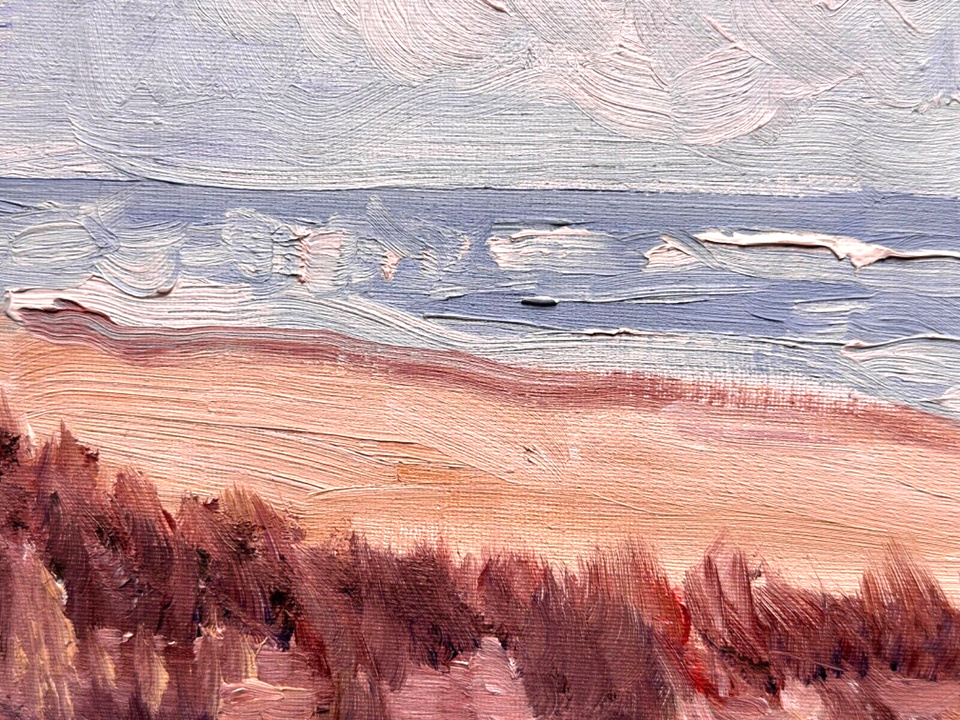 Charming Painting Antique Edge Sea Ocean Ciel Post Impressionist Marine ...