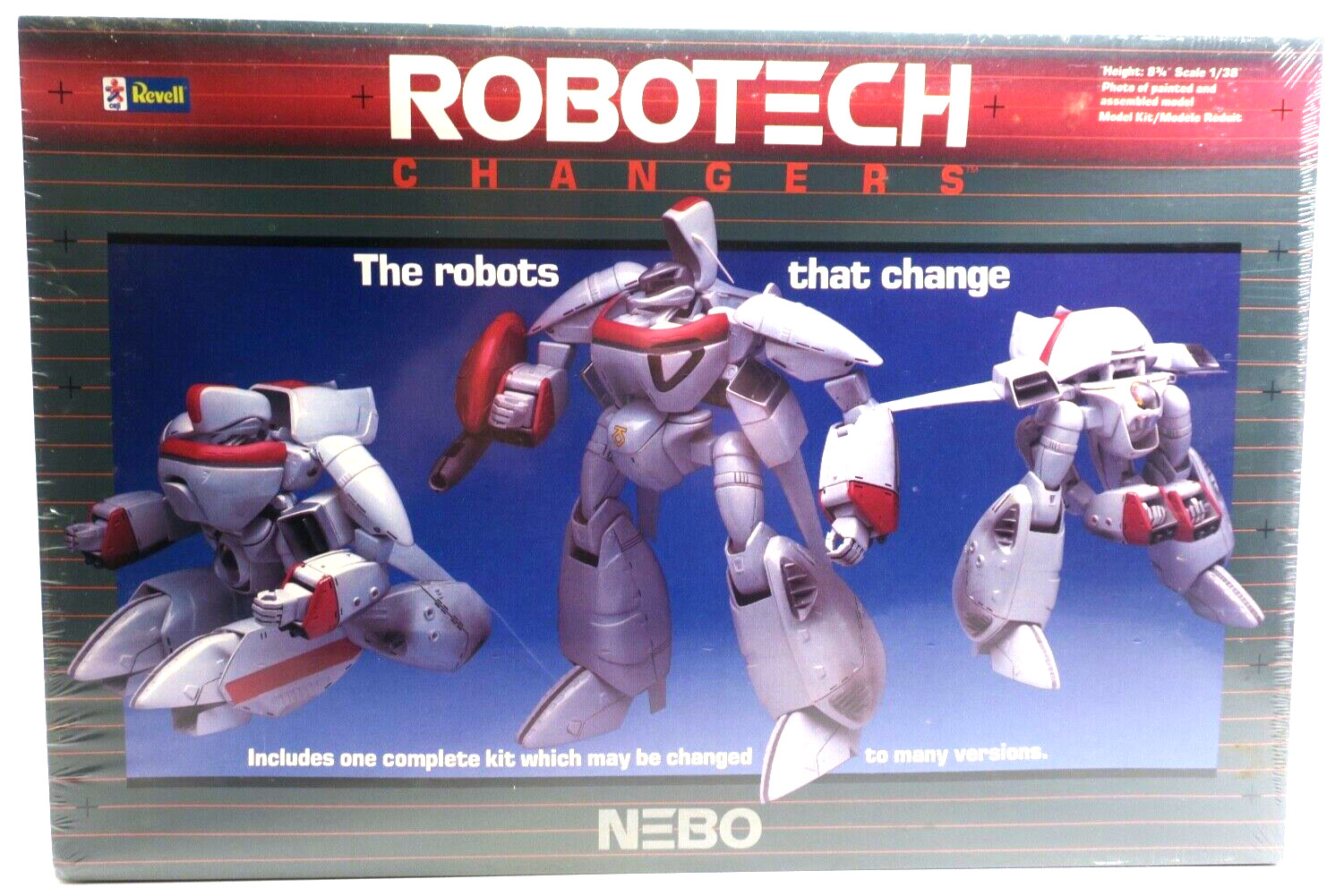 Vintage Revell Robotech Changers 1/38 Nebo Model Kit 1400