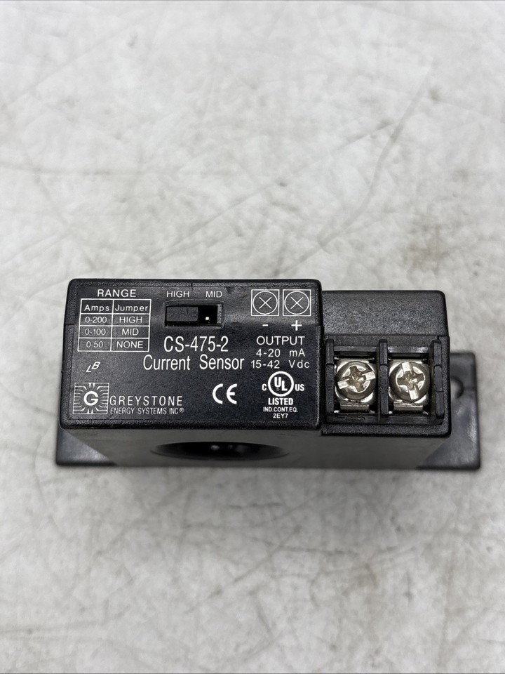 GREYSTONE ENERGY SYSTEMS CURRENT SENSOR CS-475-2 | eBay