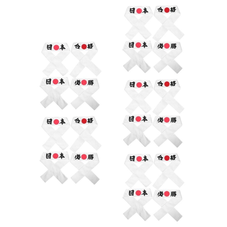 4pcs Karate Hachimaki Headband: Samurai Japanese Headband Chef Bandana ...