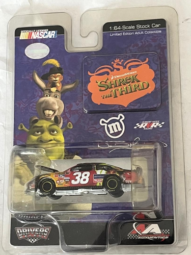 NOS Sealed 2007 David Gilliland #38 M&M's Shrek NASCAR Diecast 1/64 ...