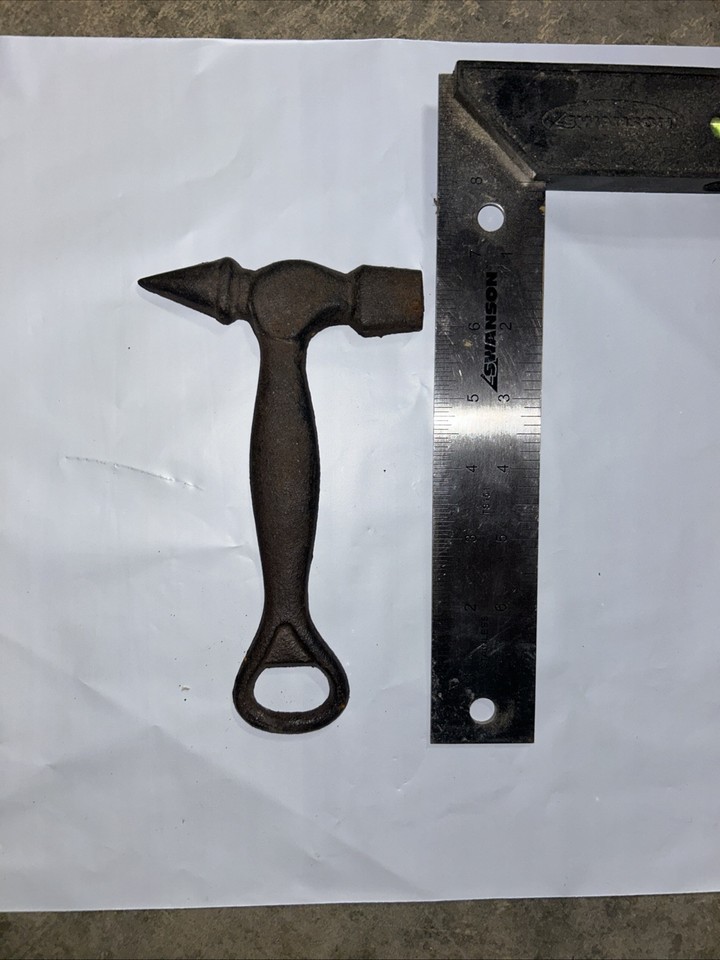 Vtg Style Cast Iron Hammer Bottle Opener | eBay UK