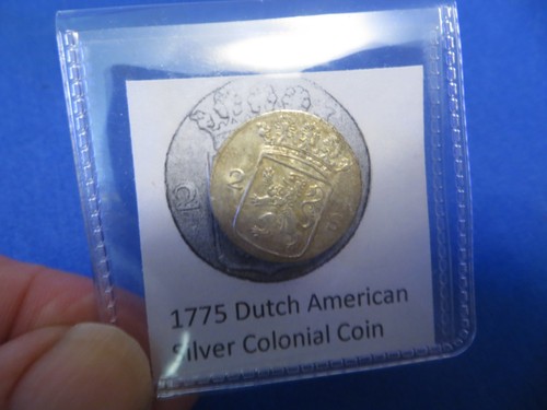 1775 Silver Early American Colonial Coin Before US Minted Coins FREE ...