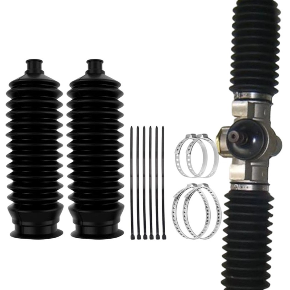 2PCS Silicone Inner Tie Rod Boots Kit for Steering Rack Pinion Systems ...