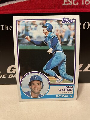 1983 Topps Baseball Card #746 John Wathan NM Combined Shipping | eBay