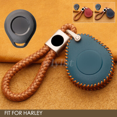 Genuine Leather Motorcycle Key Fob Cover For Harley Davidson X48 1200 ...