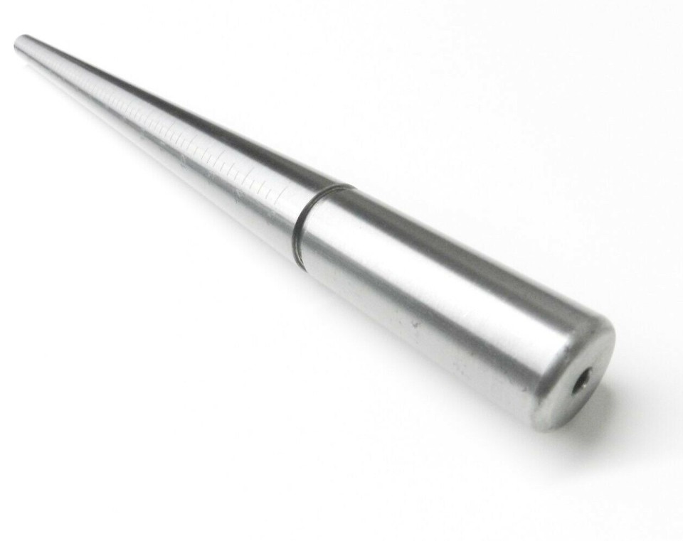 Ring Mandrel Steel Solid Graduated 1-15 Metal Wire Wrapping Jewelry ...