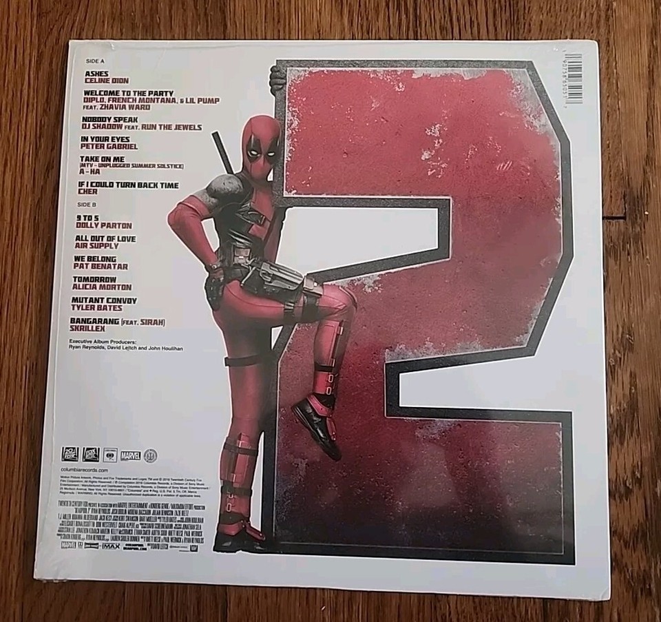 Sealed 12" LP Deadpool 2 (Original Soundtrack) Urban Outfitters Red ...