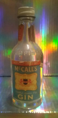 McCalls' London Dry Gin 1/10 Pint glass Miniature Bottle + BUY BONUS | eBay