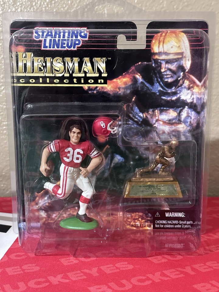 Lot Of 6 Heisman NCAA Football Starting Lineup Figures In Protective ...