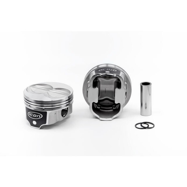 Icon PIston Set IC9960.STD FHR 4.151" Bore Flat Top (4V) for Pontiac ...