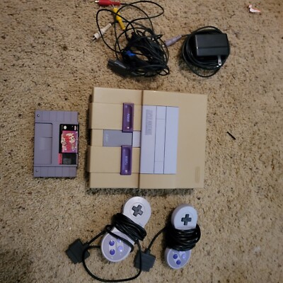 Nintendo SNES Home Console - White/Gray 659533100086| eBay