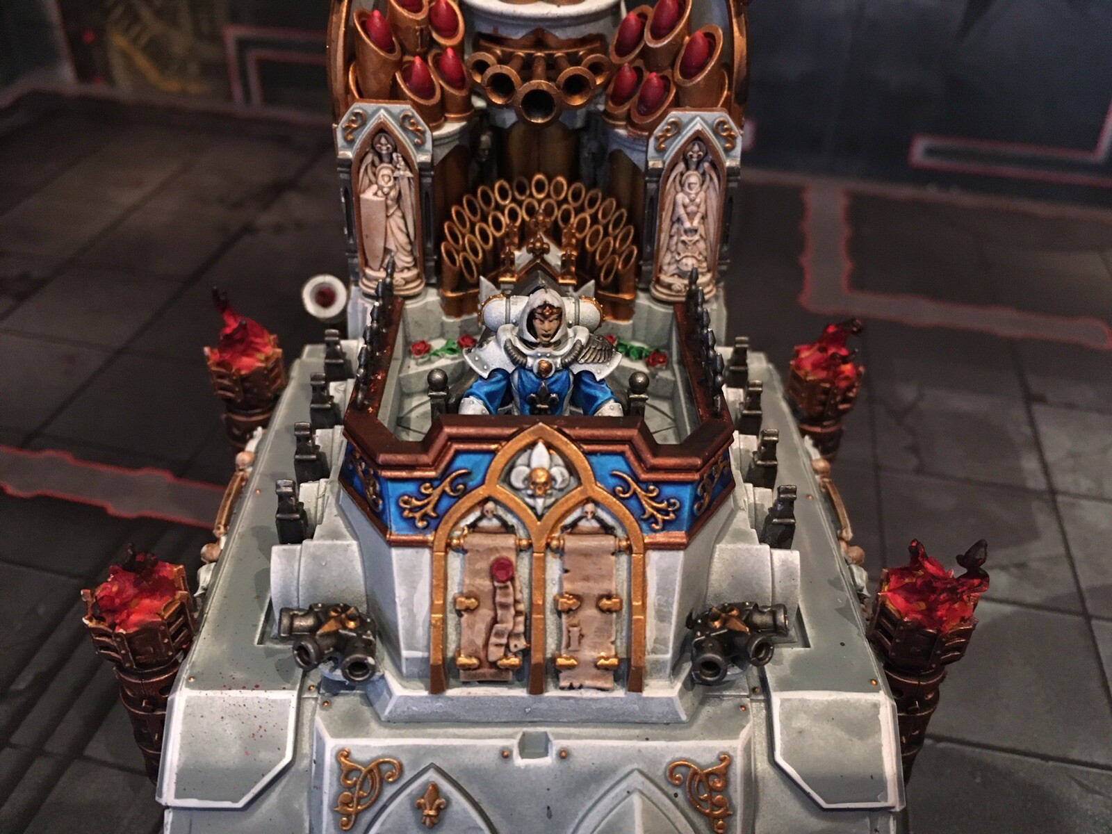 WHMS Exorcist Tank Sisters Of Battle painted Commission Warhammer 40k ...