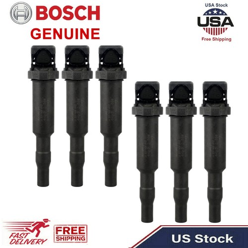 For BMW 325 530 535 OEM Bosch Ignition Coils 6PCS 0221504470 ...